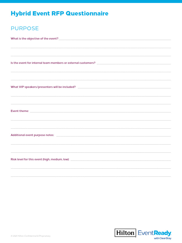 rfp-questionnaire | Download Free PDF | Meal