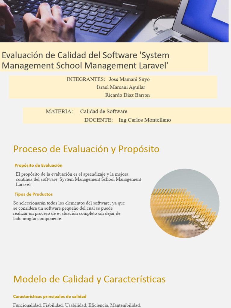 Presentacion Calidad de software 3 | Descargar gratis PDF | Software ...
