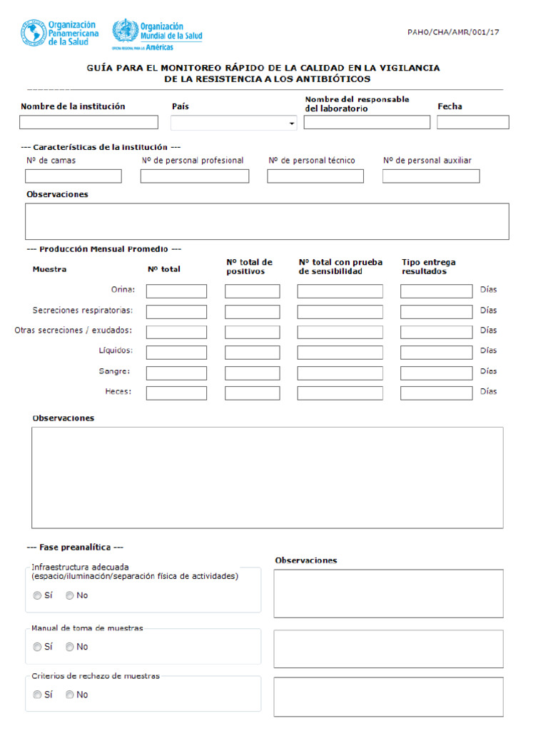 2018 Cde Epi Info Form Spanish | PDF