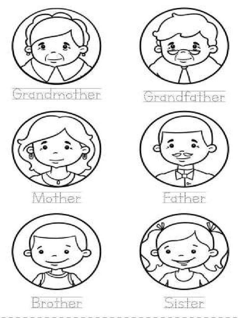 My Family Preschool - 10 Free PDF Printables - Printablee | PDF