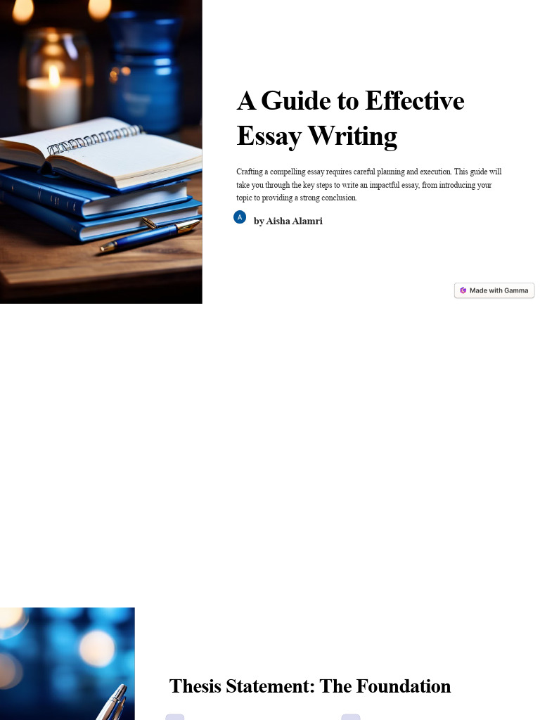 A-Guide-to-Effective-Essay-Writing | PDF | Essays | Argument