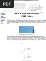 Moxon-Yagi Beam Antenna For 20m, 15m | PDF | Computers | Technology & Engineering