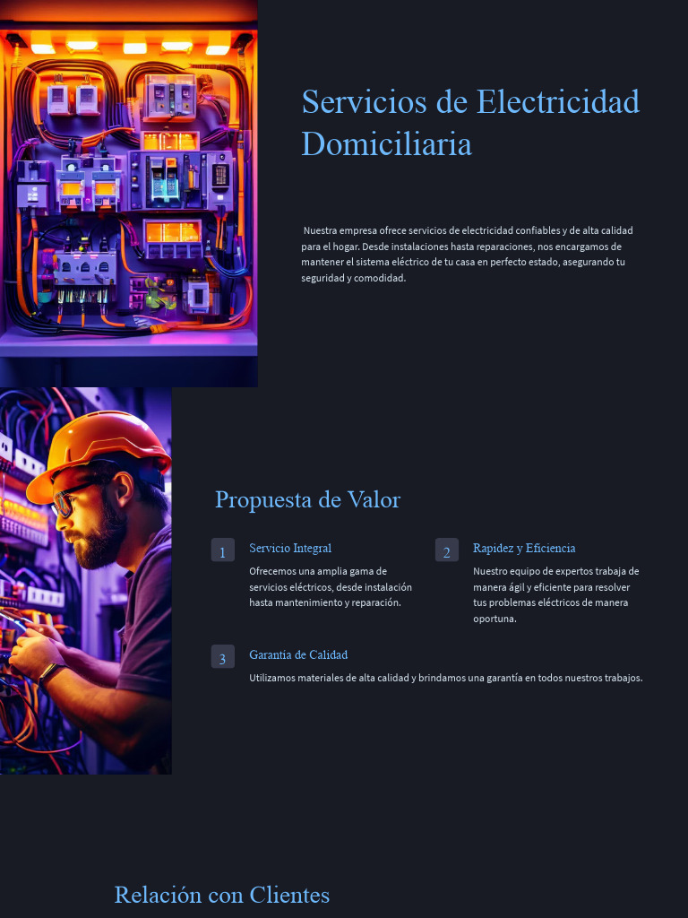 Servicios Eléctricos para el Hogar | PDF | Calidad (comercial) | Business