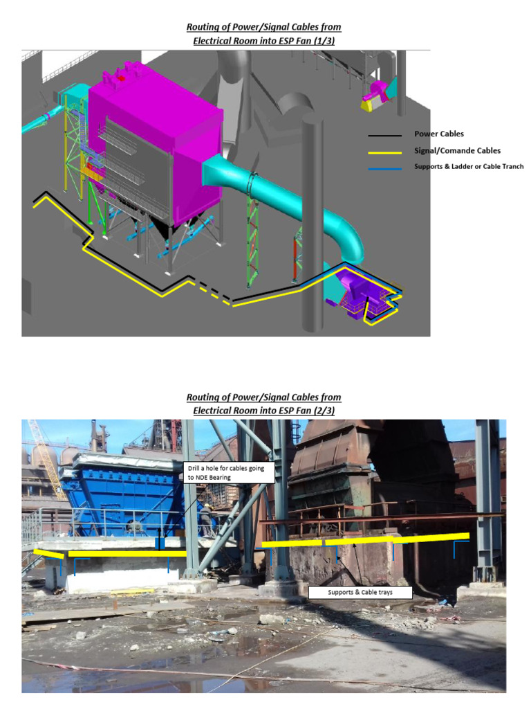 Cables Routing ESP Area | PDF