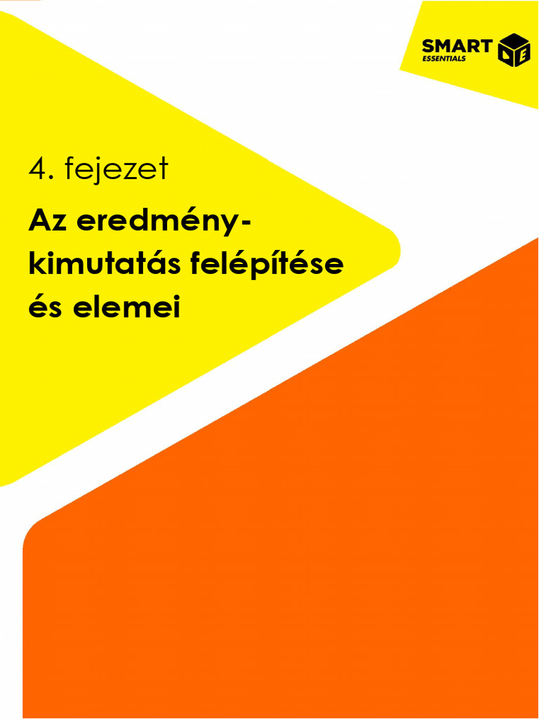 4.fejezet Az Eredménykimutatás | PDF
