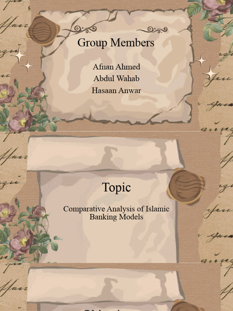 Islamic Banking Presentation | PDF | Islamic Banking And Finance | Banking