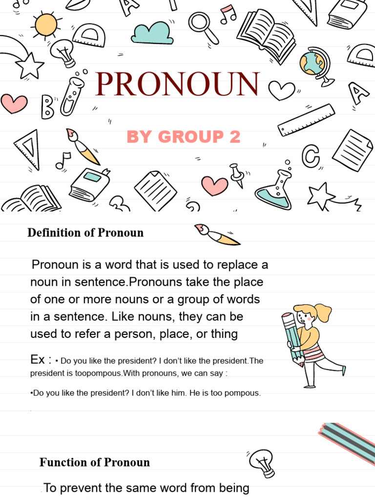 PRONOUN | PDF | Pronoun | Noun