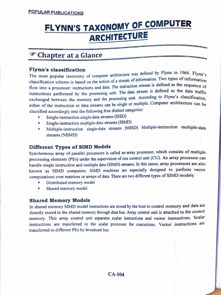 Ca Part 4 | PDF | Central Processing Unit | Parallel Computing