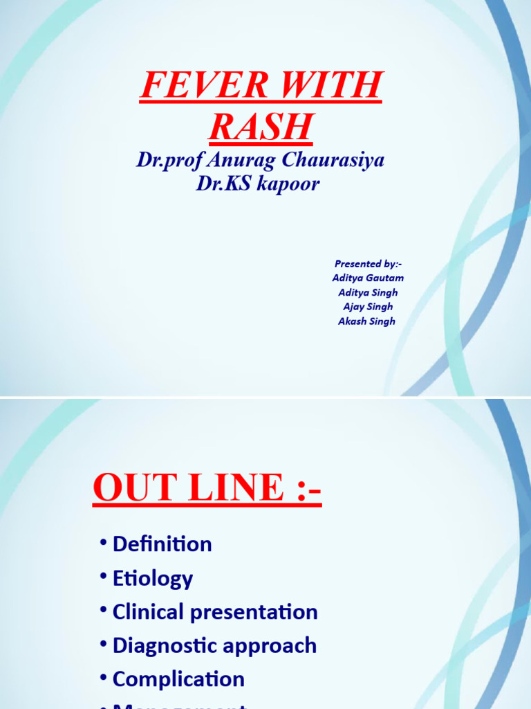 Fever With Rash-2 | PDF | Immunology | Clinical Medicine