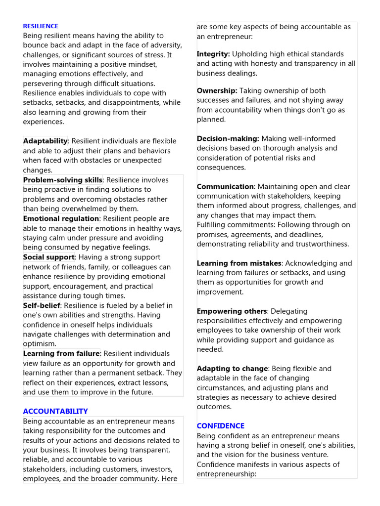 entrep mind | PDF | Psychological Resilience | Entrepreneurship