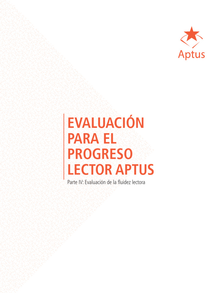 Evaluación de fluidez lectora Aptus | PDF | Pelo | León