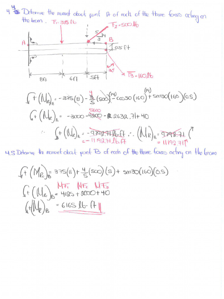 Hibbeler - Engineering Mechanics Statics - Chapter - 4 - P4.4 | PDF