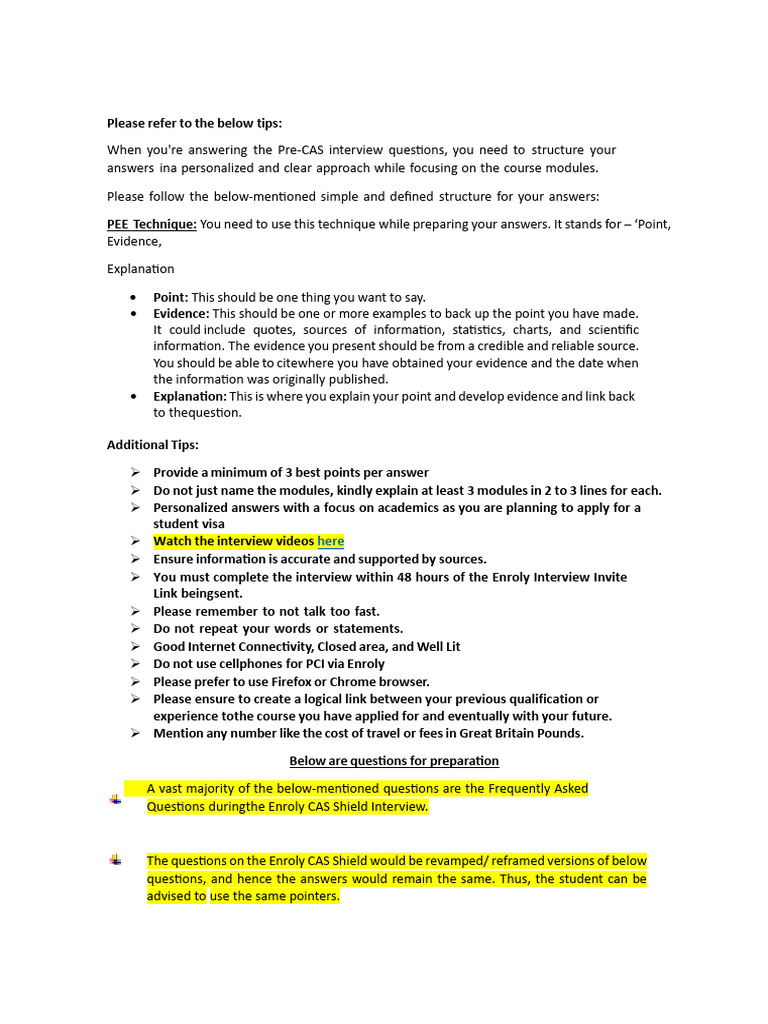 Pre Cas Sept 24 | PDF | Cost Of Living | Travel Visa