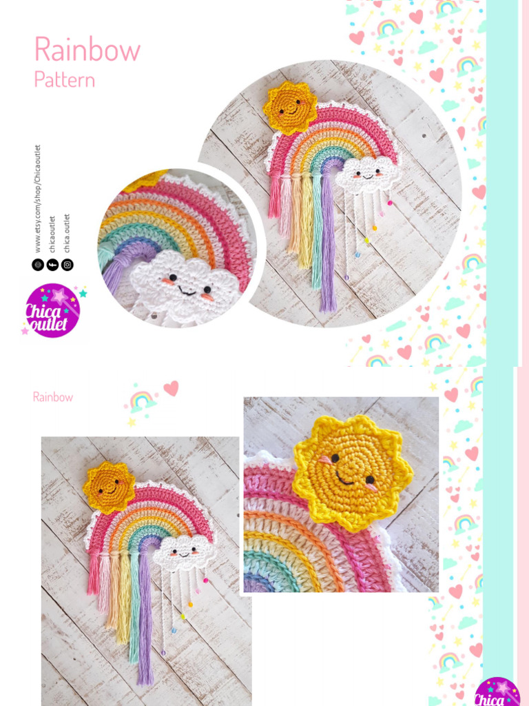 Arco Iris | PDF | Crochet | Rainbow