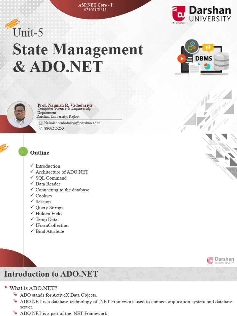 Unit 5 | PDF | Http Cookie | Microsoft Sql Server