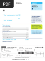 British Gas Example Bill | PDF | Invoice | Cheque
