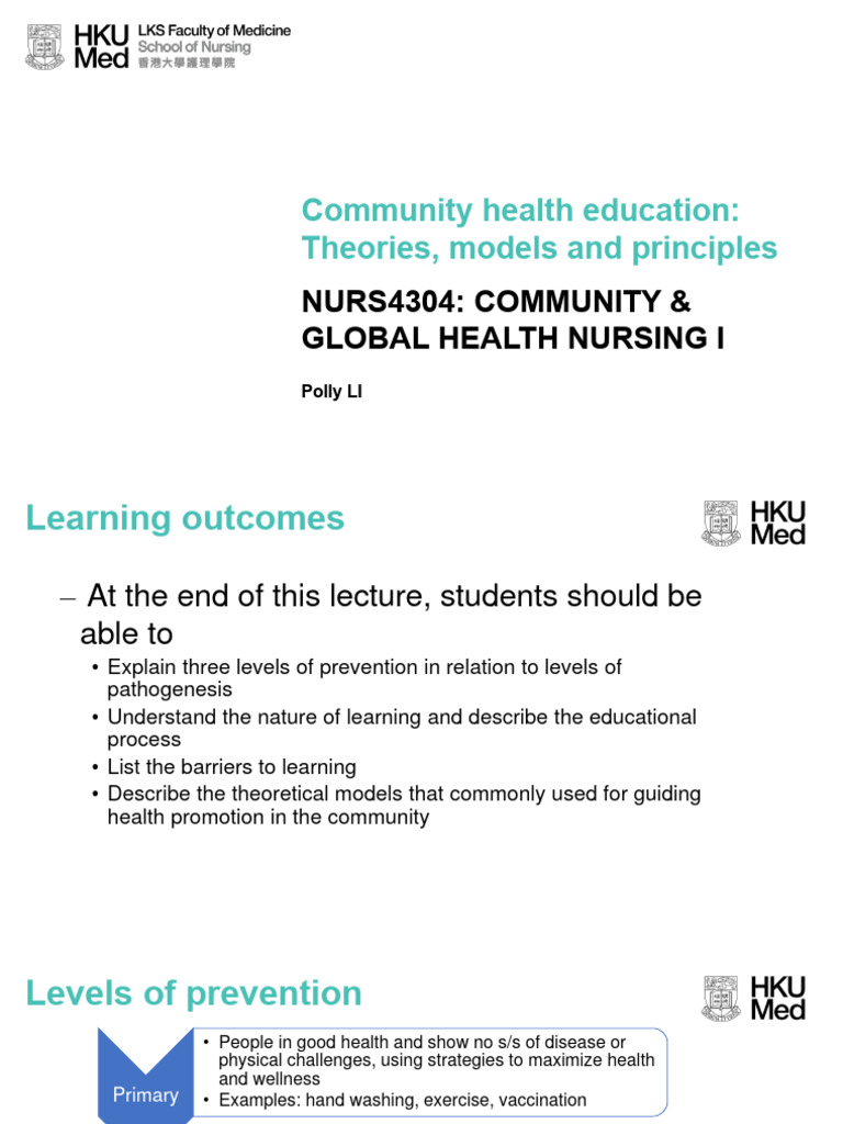 Community Health Education Strategies | PDF | Behavioural Sciences ...