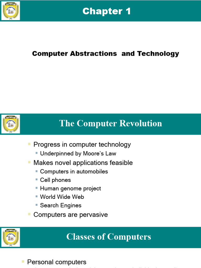 Chapter 1 | PDF | Computer Data Storage | Central Processing Unit