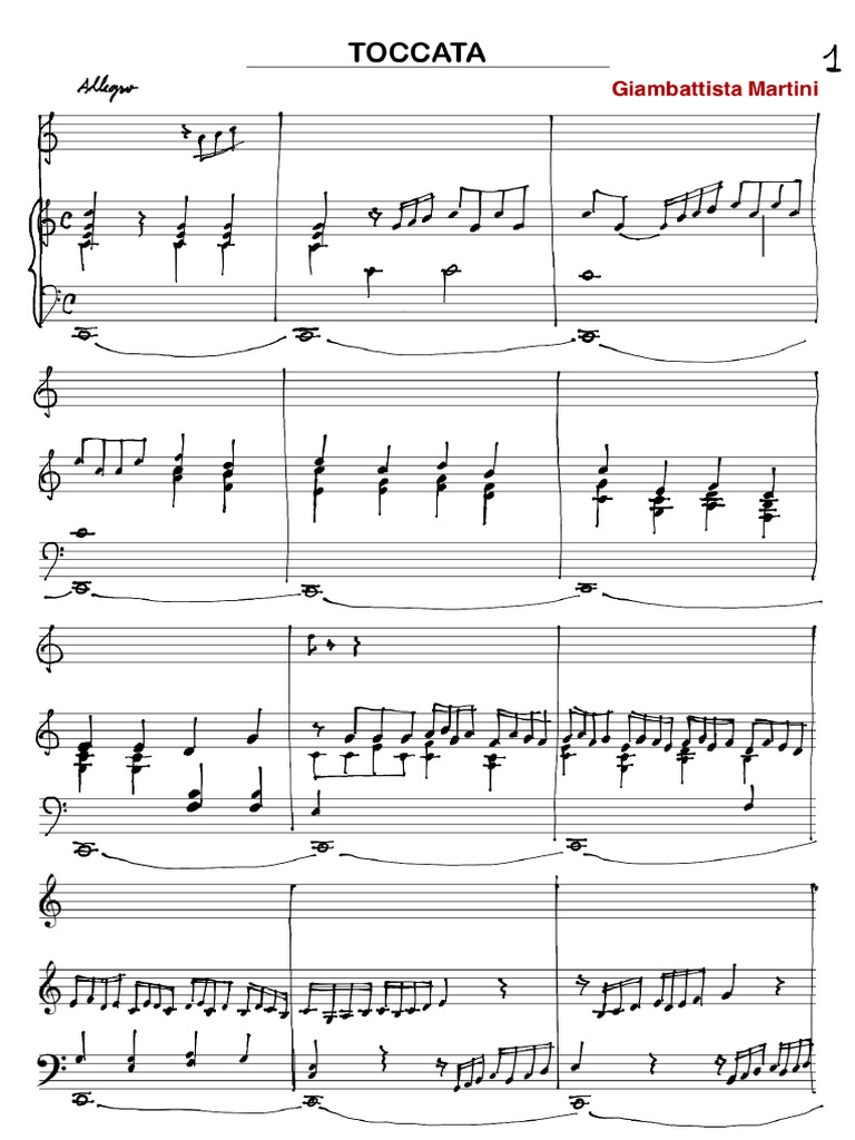 Toccata | PDF