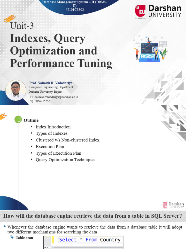 Indexes and Query Optimization in SQL Server | PDF | Database Index ...