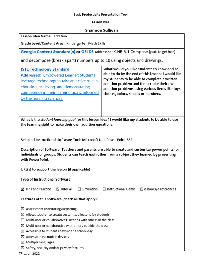 Basic Productivty Tool Lesson Plan | PDF | Learning | Teaching