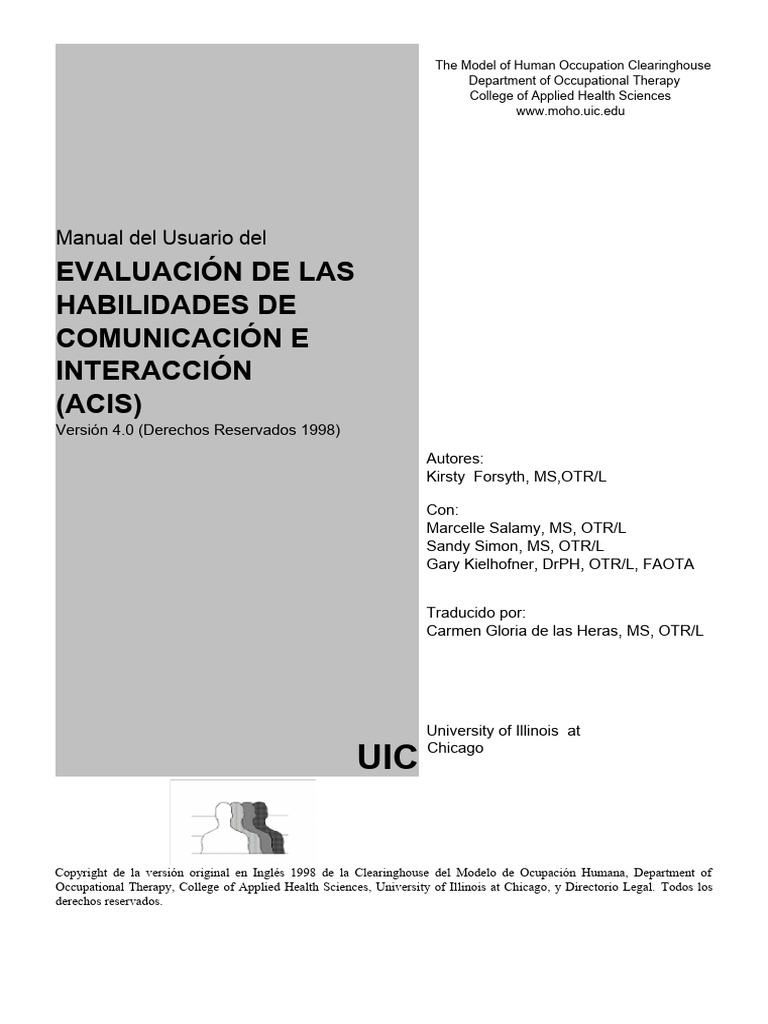 ACIS | PDF | Comportamiento | Comunicación