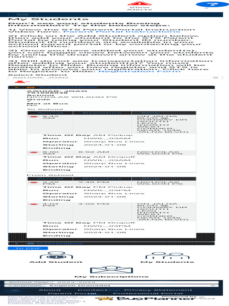 BusPlanner Web - BusPlanner Web | PDF | Bus Transport | Transport