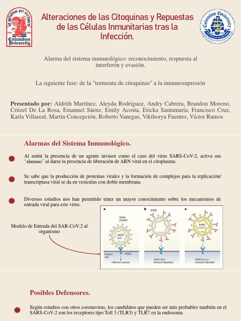 Alteraciones de Las Citoquinas | PDF | Citocina | Sistema inmune