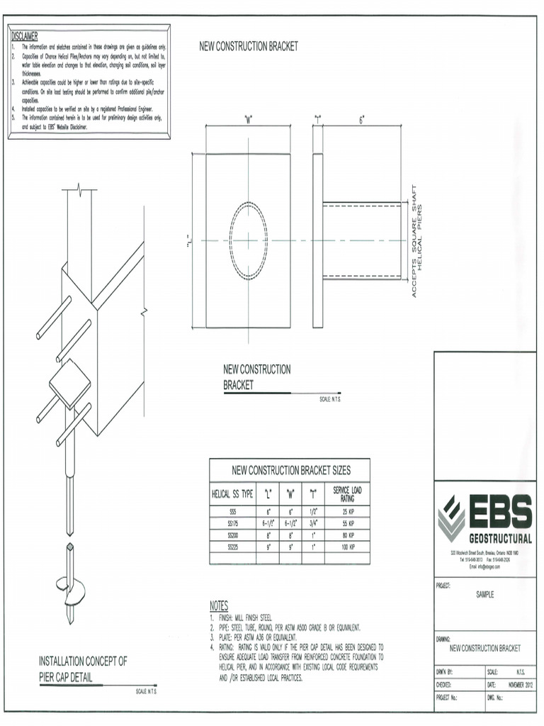 New Construction Bracket | PDF