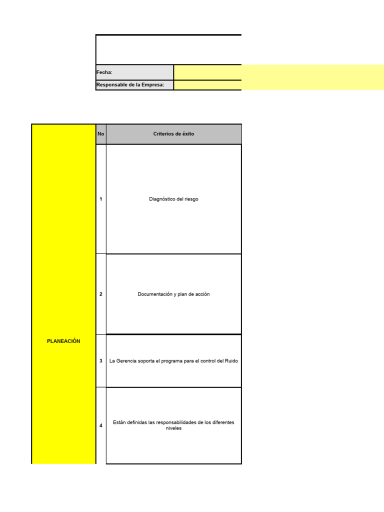Formato Linea Basal | PDF | Planificación | Evaluación