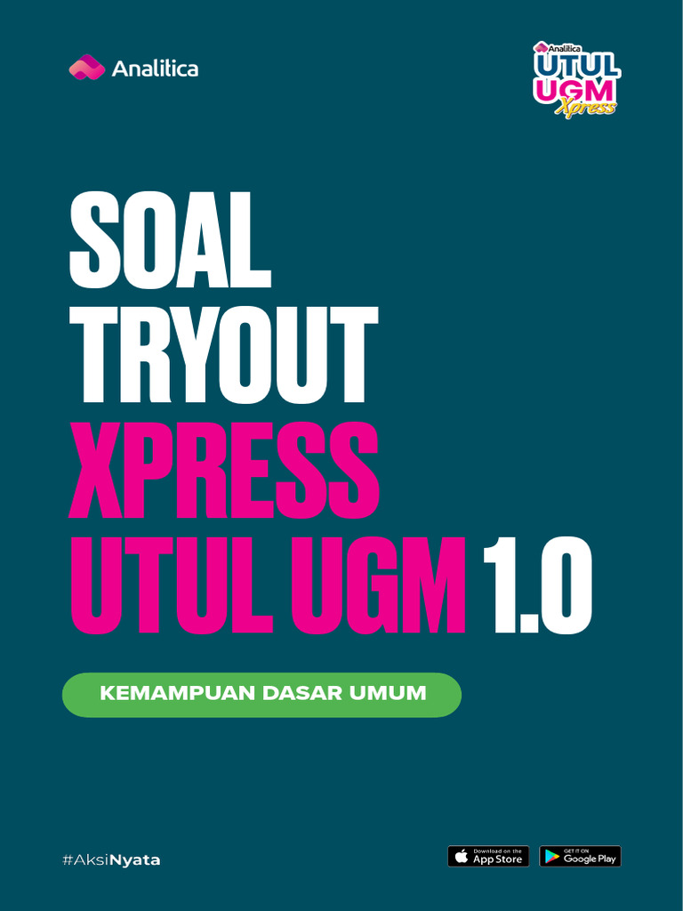 (TKDU) Analitica - Soal-To-Xpress-Utul-Ugm-1.0 | PDF