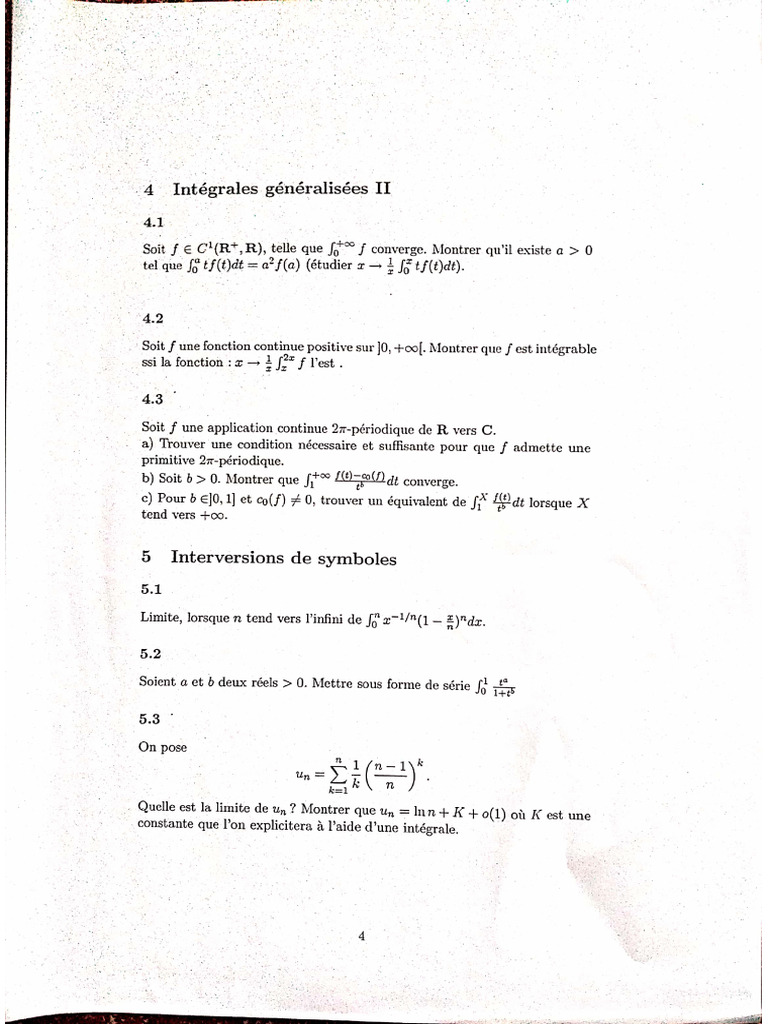 TD13 Integrales | PDF