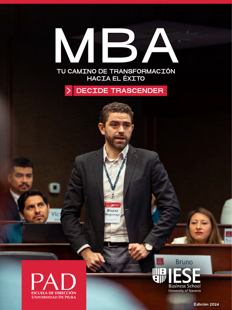 Folleto Mba 2024 Ii 14.09.2024 V2 | PDF | Máster en Administración de ...