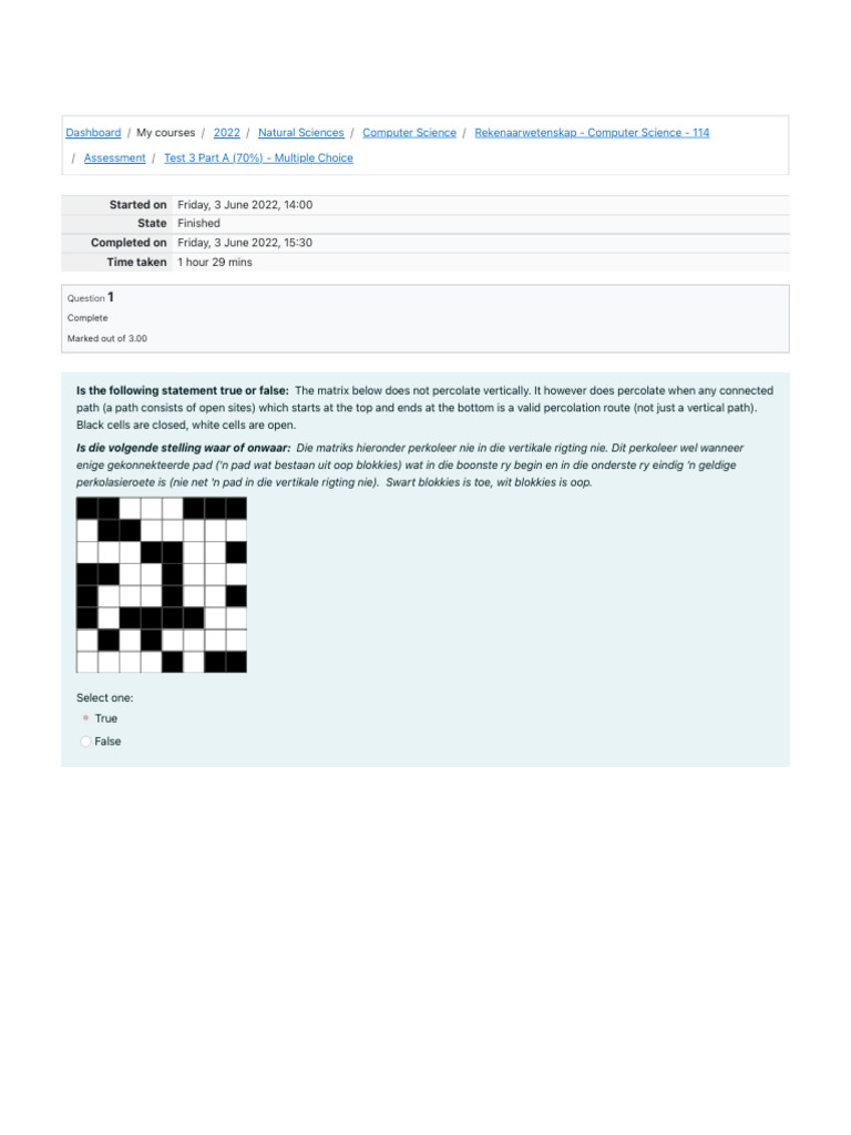 Computer Science Test 3 Assessment | PDF | Computer Programming ...