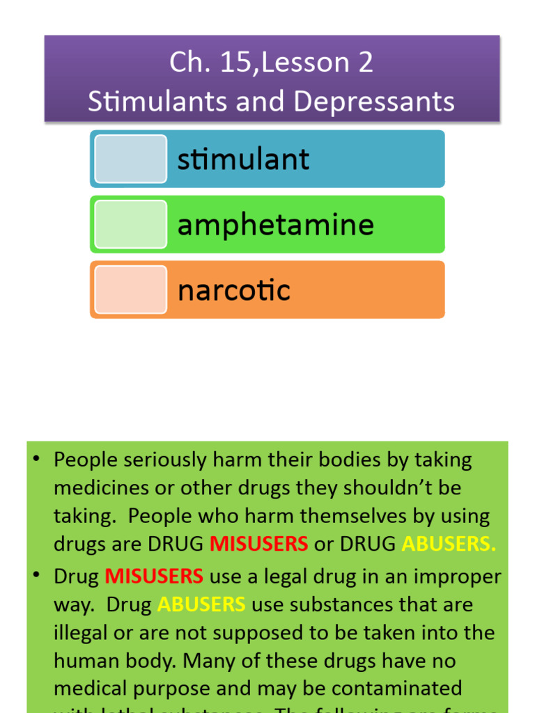 Stimulants | Download Free PDF | Stimulant | Crack Cocaine