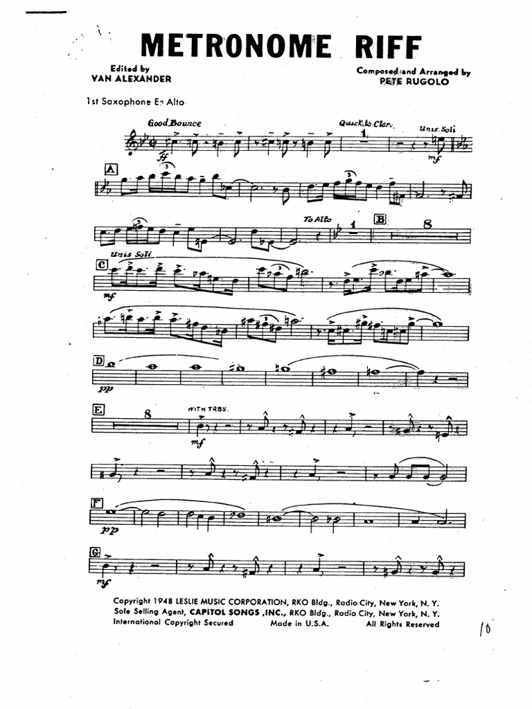 Metronome Riff 5-9 | PDF