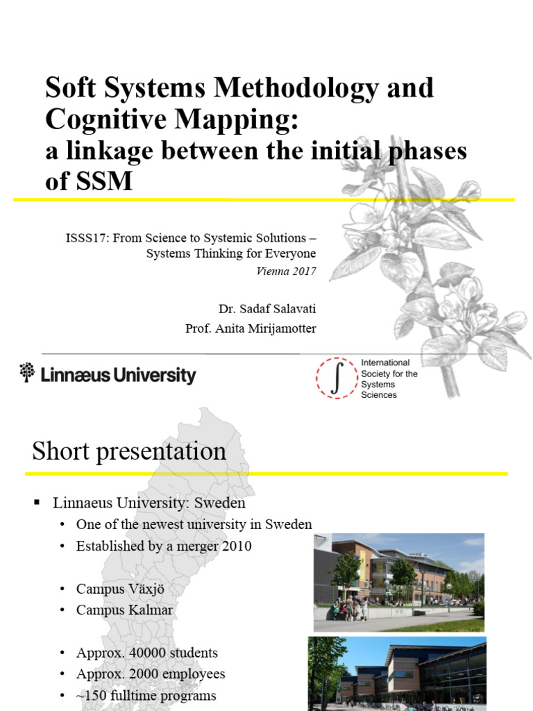 SSM and Cognitive Mapping | PDF | Learning | Pedagogy
