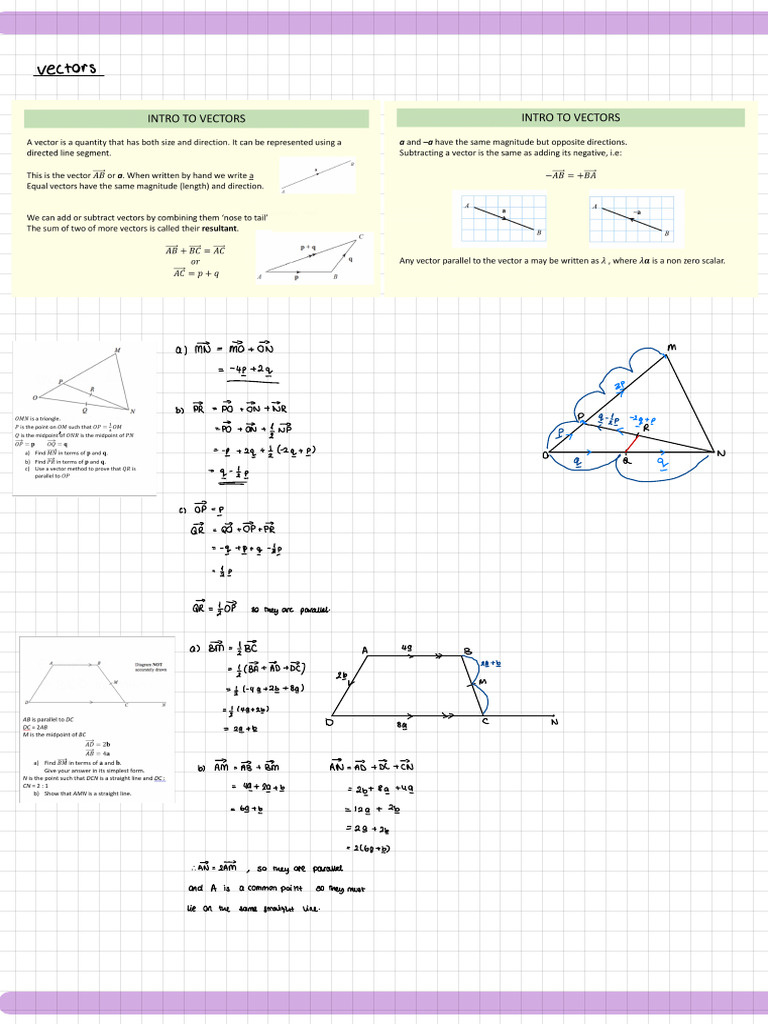 Pure Maths Notes 3 | PDF | Euclidean Geometry | Elementary Geometry