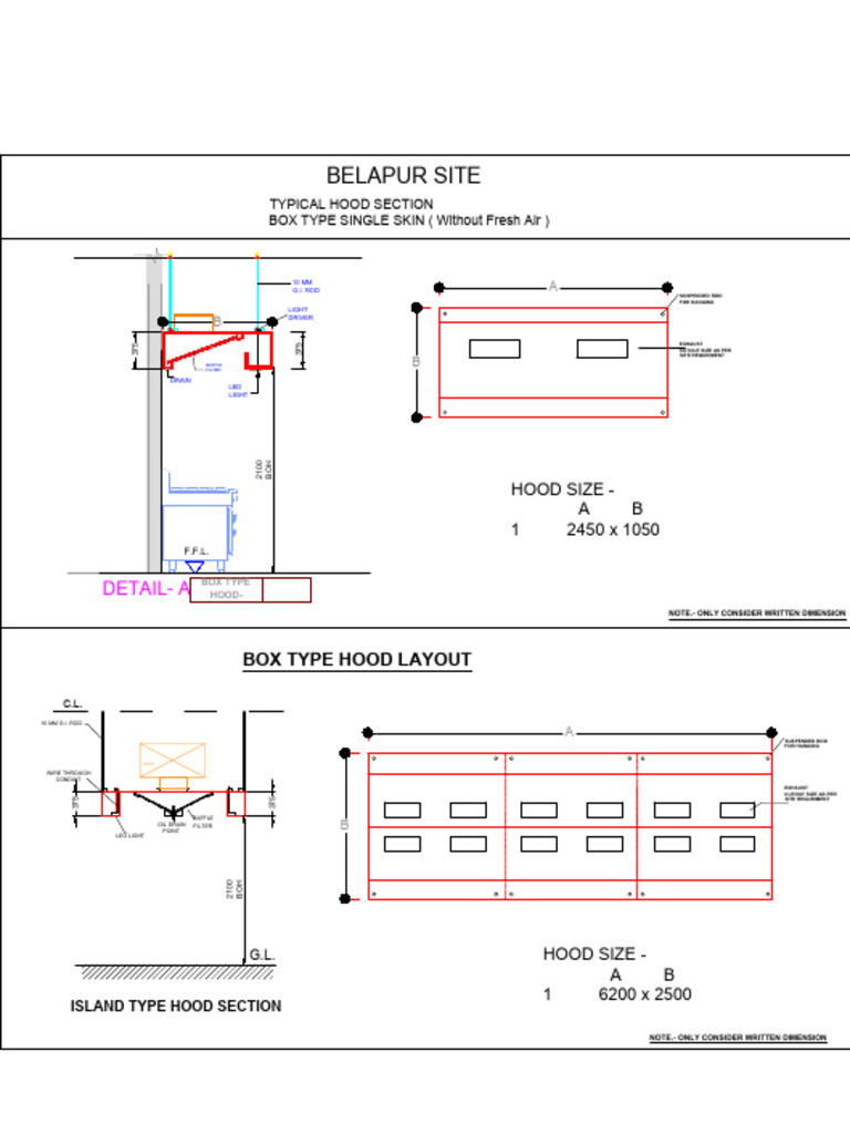 BELAPUR SITE HOOD LAYOUT-Model | PDF | Manufactured Goods