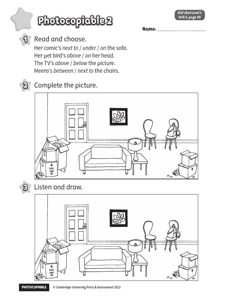 Kid's Box Level 3 Unit 2 Activities | PDF