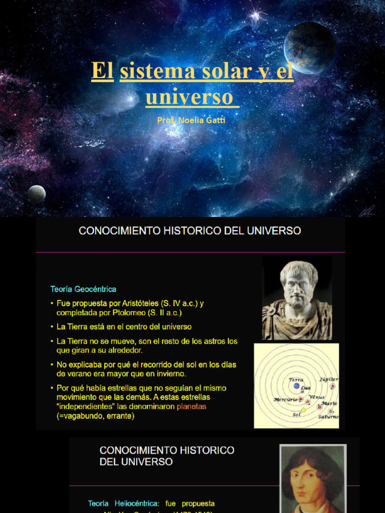 El Sistema Solar y El Universo | PDF