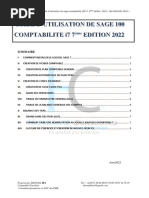 Sage 100 Comptabilité I7 Guide | PDF | Comptabilité | Budget