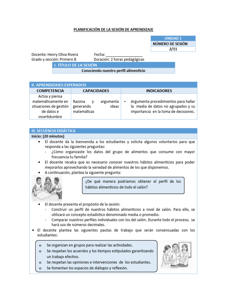 Mat1 U1 Sesion 02 | PDF | Significado aritmetico | Evaluación