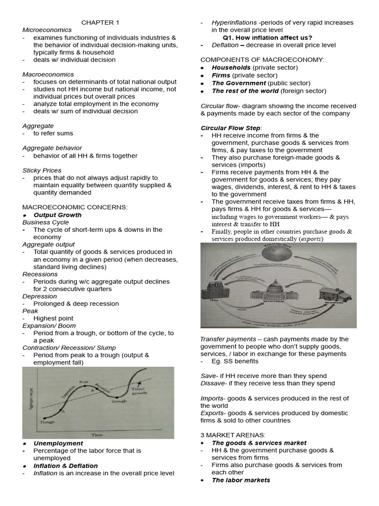 CHAPTER 1 Econ 13 | PDF | Recession | Macroeconomics