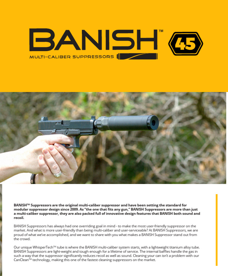 Banish 45 Instruction (En) | PDF | Gun Barrel | Ballistics