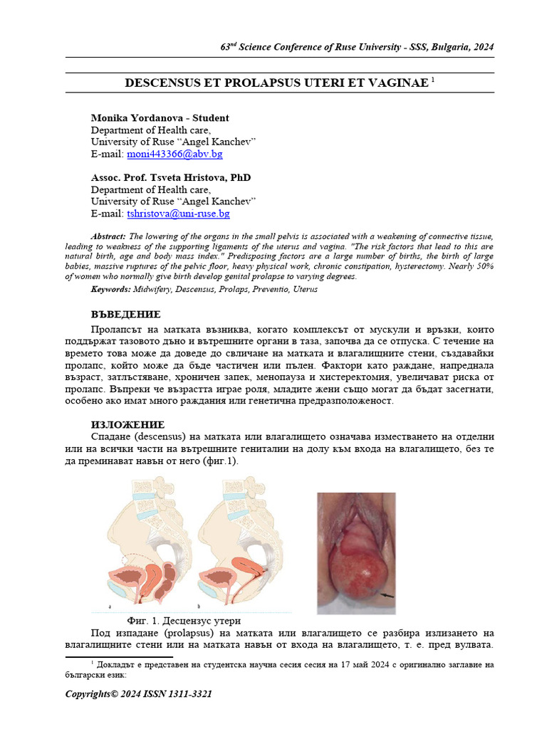 Descensus Et Prolapsus Uteri Et Vaginae - 17150430543 - 4 | PDF