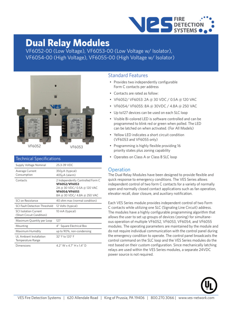 Dual Relay Modules 6052605360546055 | PDF | Relay | Electricity