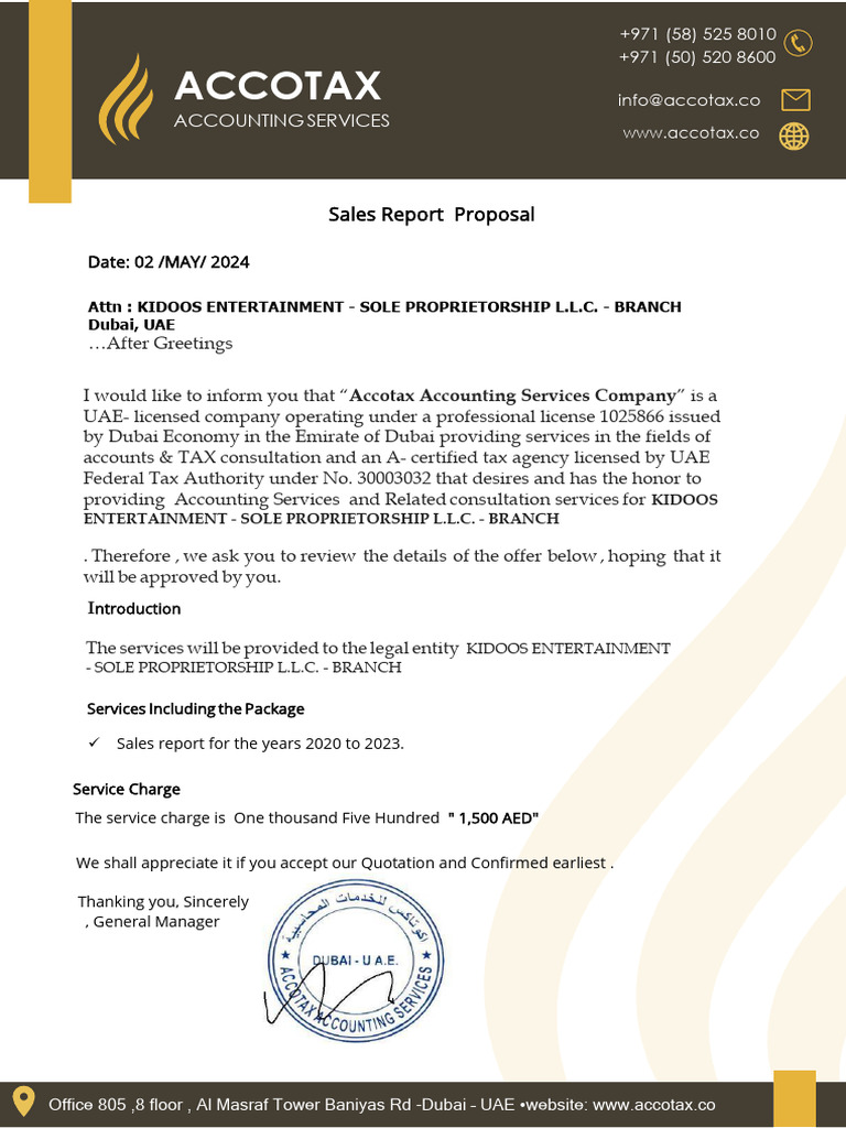 Quotation - Sales Report | PDF