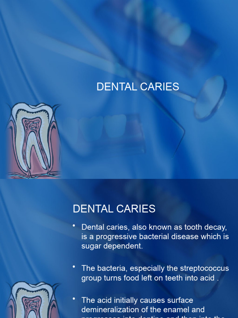 3. Dental Caries | PDF | Human Tooth | Health Sciences