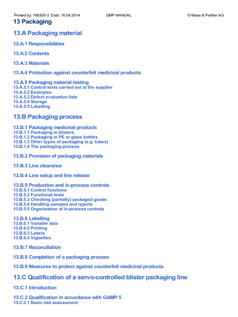 13 Packaging | PDF | Packaging And Labeling | Sampling (Statistics)